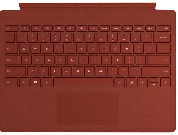 Surface Pro Signature Type Cover - Toetsenbord - met trackpad - backlit ...
